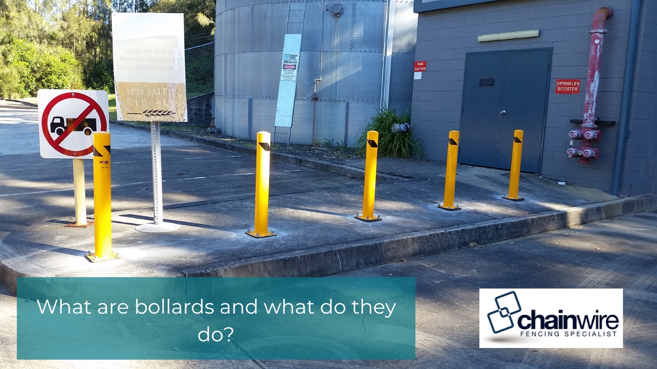 Commercial Bollard Installation Newcastle | Chainwire Fencing